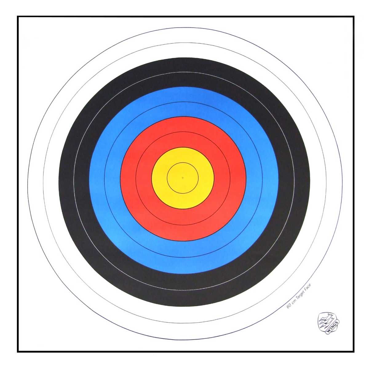 Papieren schietschijf FITA 60 cm – ManKung.nl
